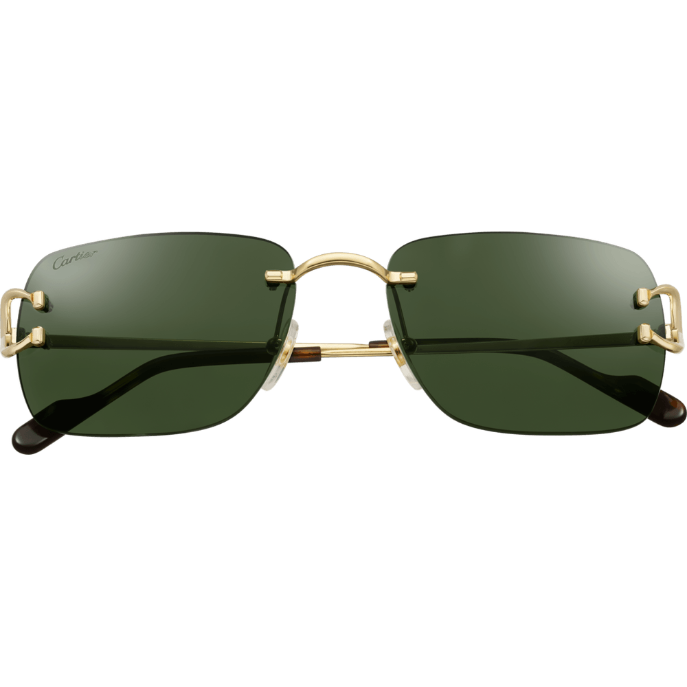 ESW00586 - Gafas de sol Signature C de Cartier - Metal acabado dorado ...